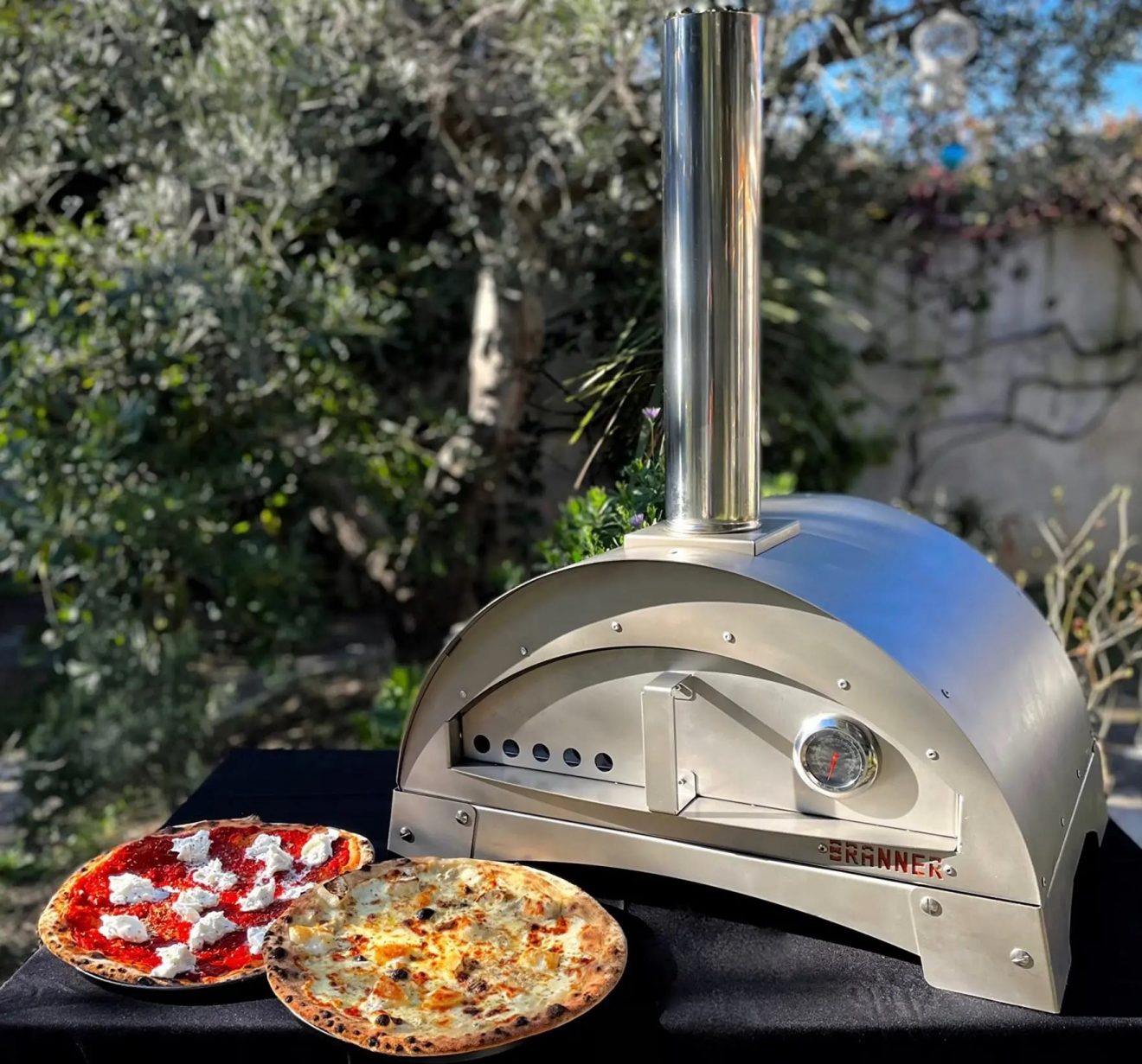 Four a pizza à bois portable Fabriqué en France - Branner